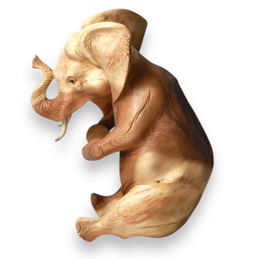 Majestic Hand Carved Elephant Sculpture Code 137 - Etsy