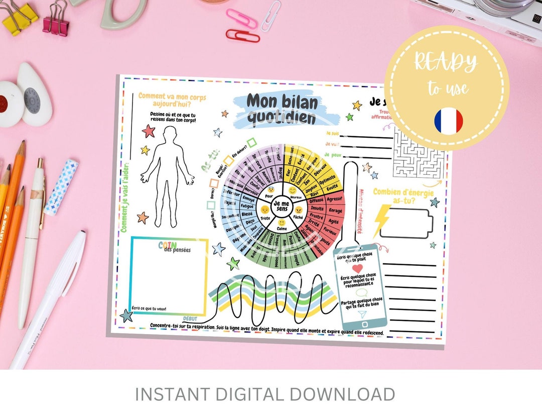 Daily Wellness Check-in. FRANÇAIS. Student Check-in Sheet. Mental ...