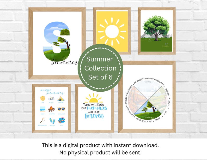 4 Seasons Poster Bundle. Classroom Poster. Educational. Winter, Spring ...