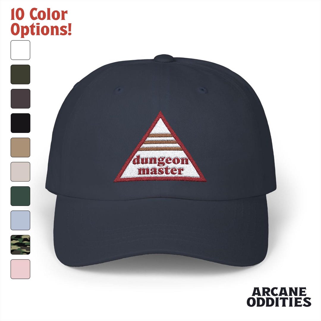 Dungeon Master Baseball Cap, Dungeons and Dragons Hat, Dnd Dad Hat ...