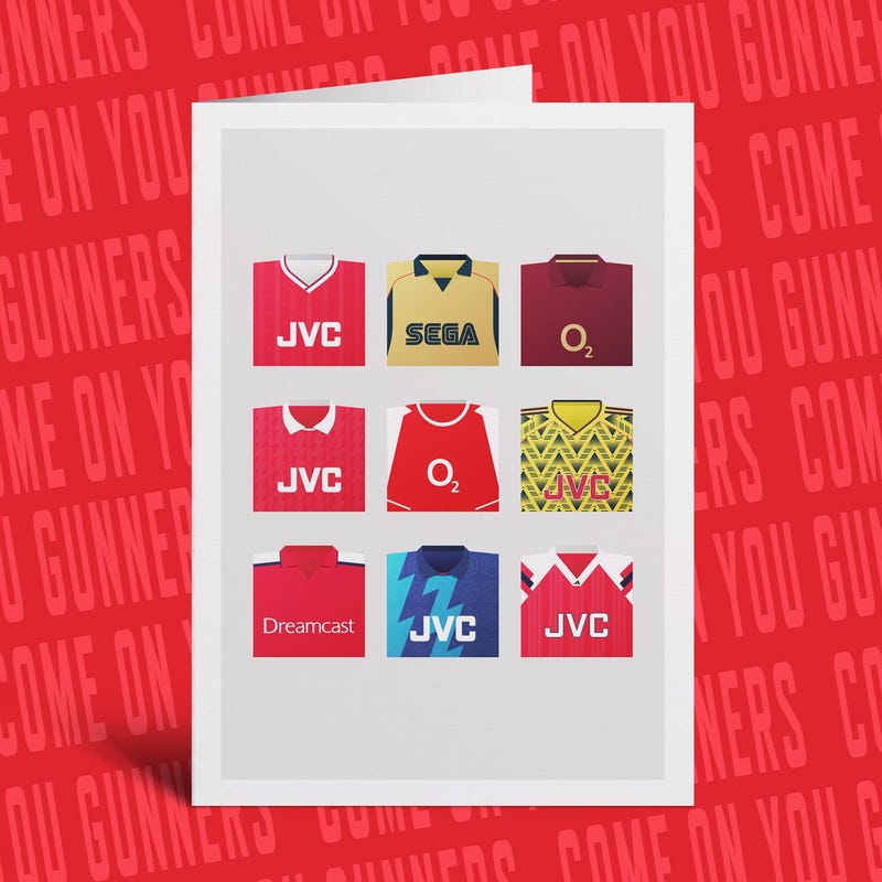 Arsenal Birthday Cards - Etsy UK