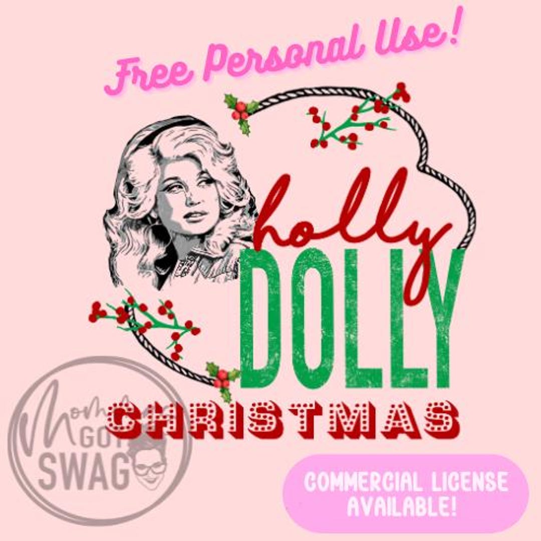 Holly Dolly Christmas Png | DTF Transfer Png | PNG File| Christmas ...