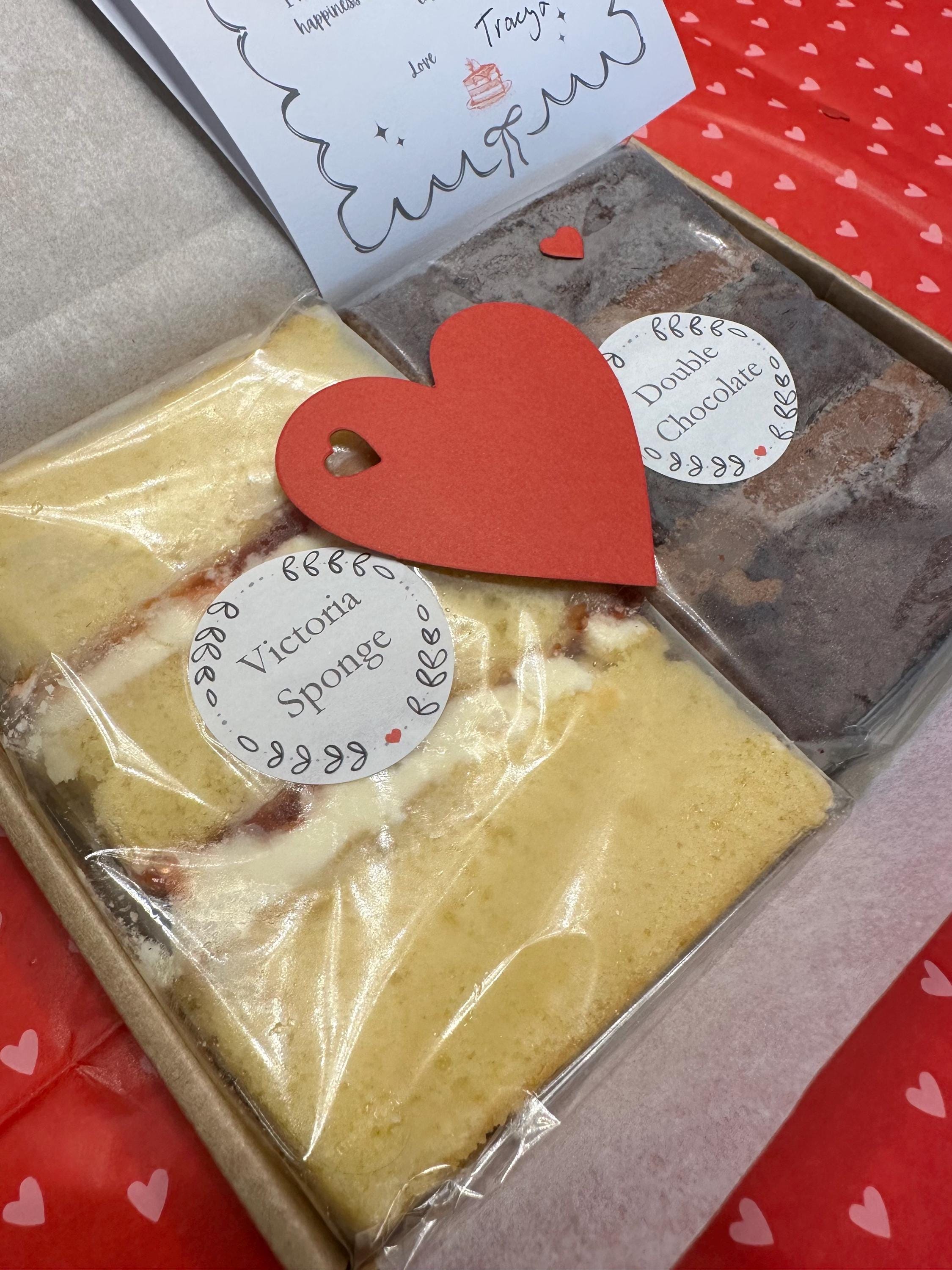Letterbox Cake Slices – Gourmet Cakes, Personalised Gift - Etsy UK