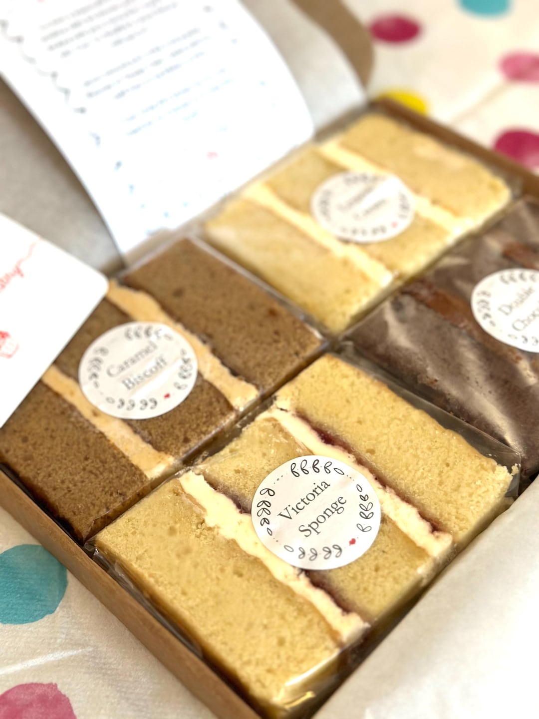 Letterbox Cake Slices – Freshly Baked, Personalised Gift - Etsy UK