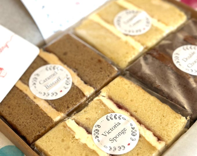 Letterbox Cake Slices - SPECIAL FLAVOURS - Birthday Cake - 4 Cake ...