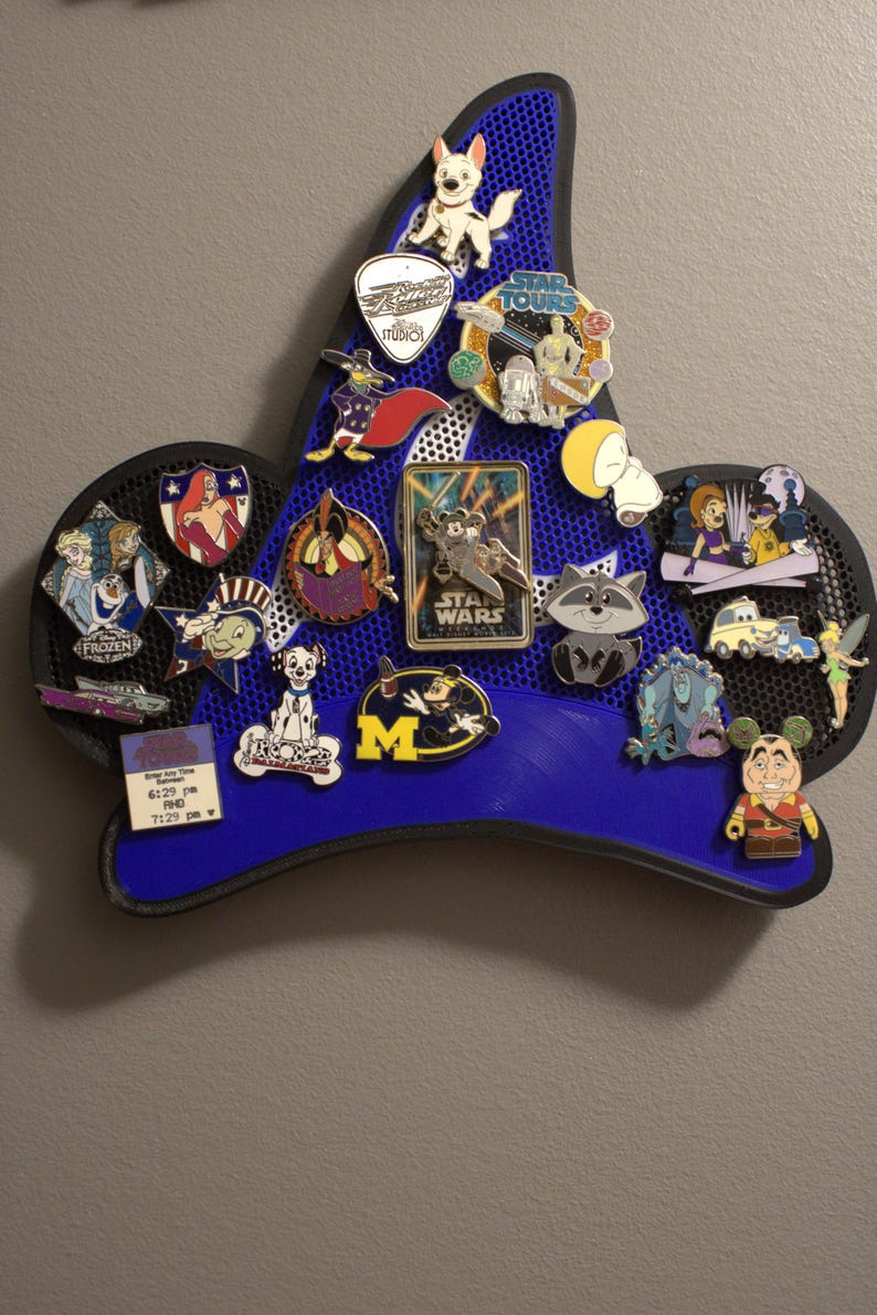 3D Printed Disney Park Icon Pin Boards – Epcot, Magic Kingdom, Animal ...