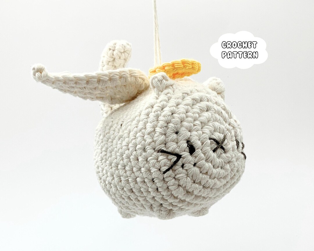 Crochet Pattern Amigurumi Loaf Cat Christmas Ornament Pattern Cat ...