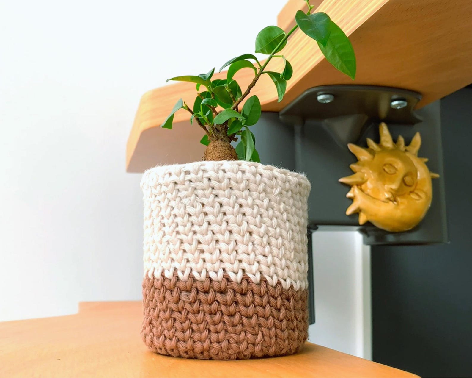 Crochet Pot Cover Pattern, Crochet Pot Holder, Plant Holder Crochet ...