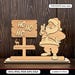 Christmas Standing Santa Decoration Laser Cut File,glowforge Christmas ...