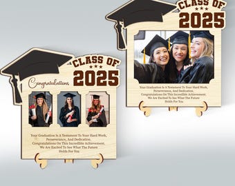 Class of 2025 Graduation Photo Frame, Graduation Frame Laser Cut File ...