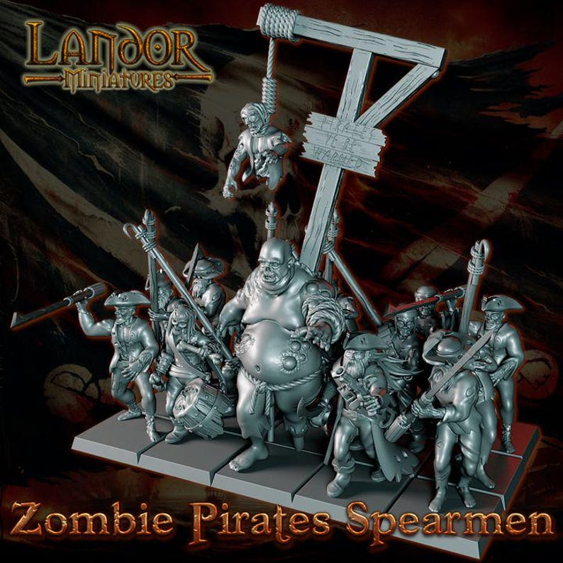 Zombie Pirate Pike Regiment (30~ Models) - Etsy