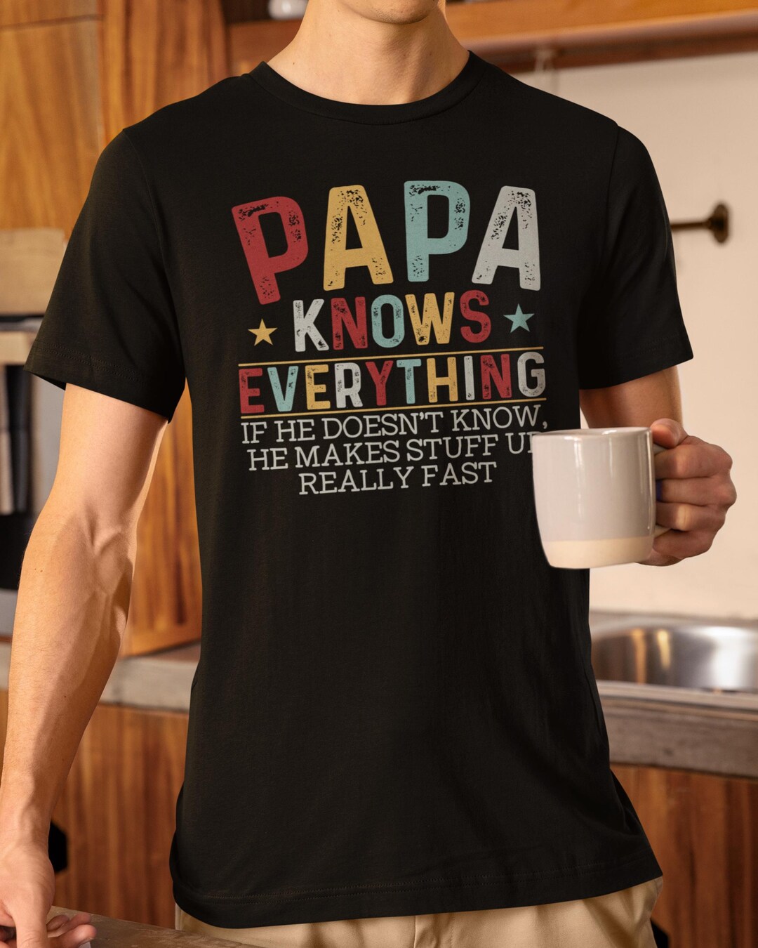 Funny Papa Knows Everything T-shirt – Fathers Day Gift - Etsy