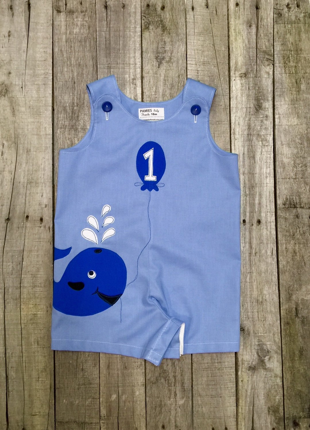Whale Jon Jon Nautical First Birthday - Longall - Etsy