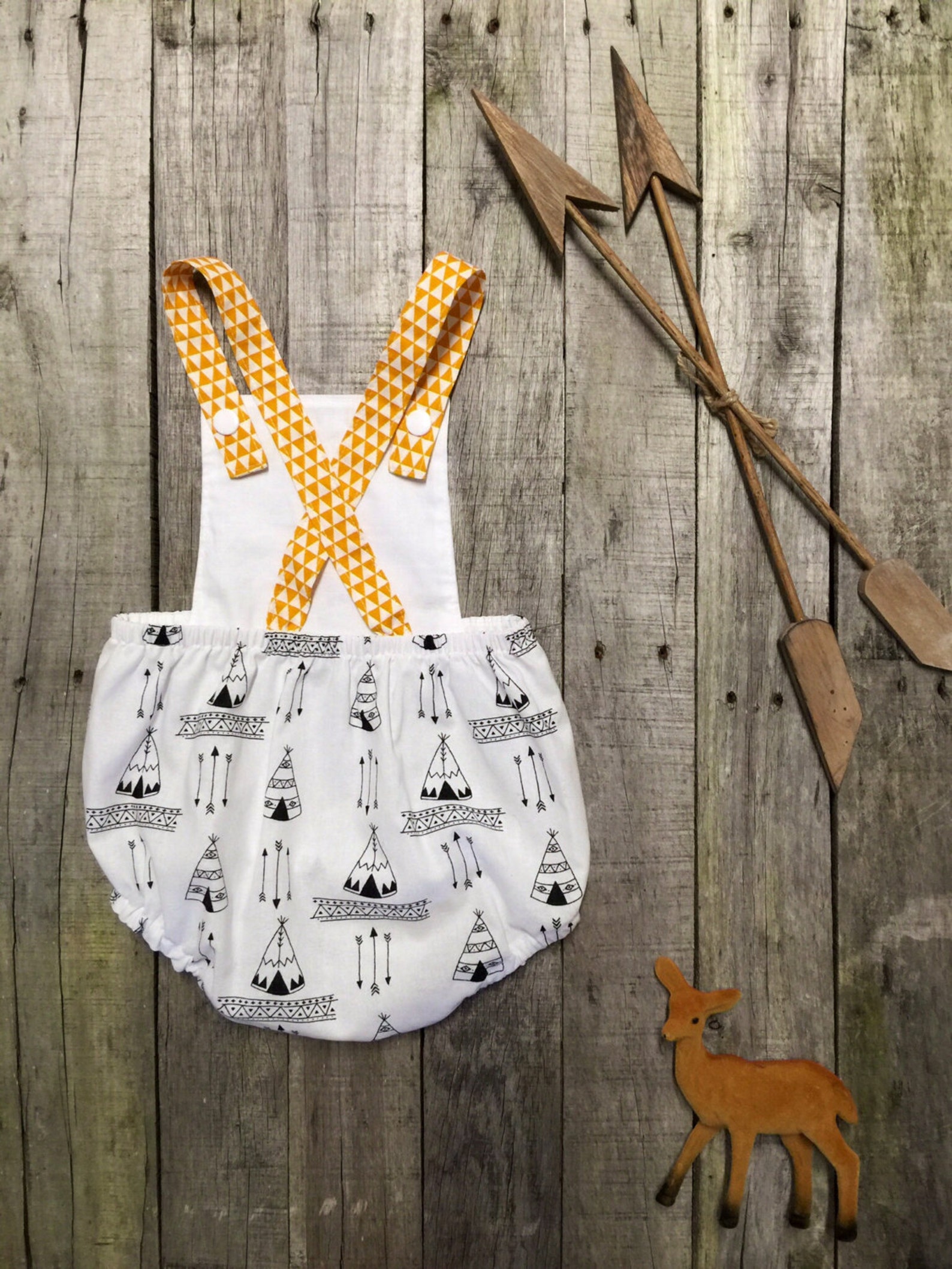 Tribal - Pow Wow - Aztec - Tee Pee - First Birthday Sunsuit - Etsy