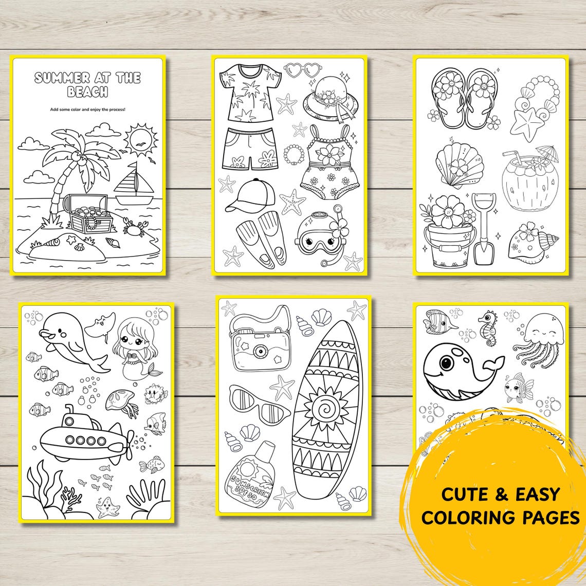 Summer Activity Book for Kids Printable Summer Activity Workbook for ...
