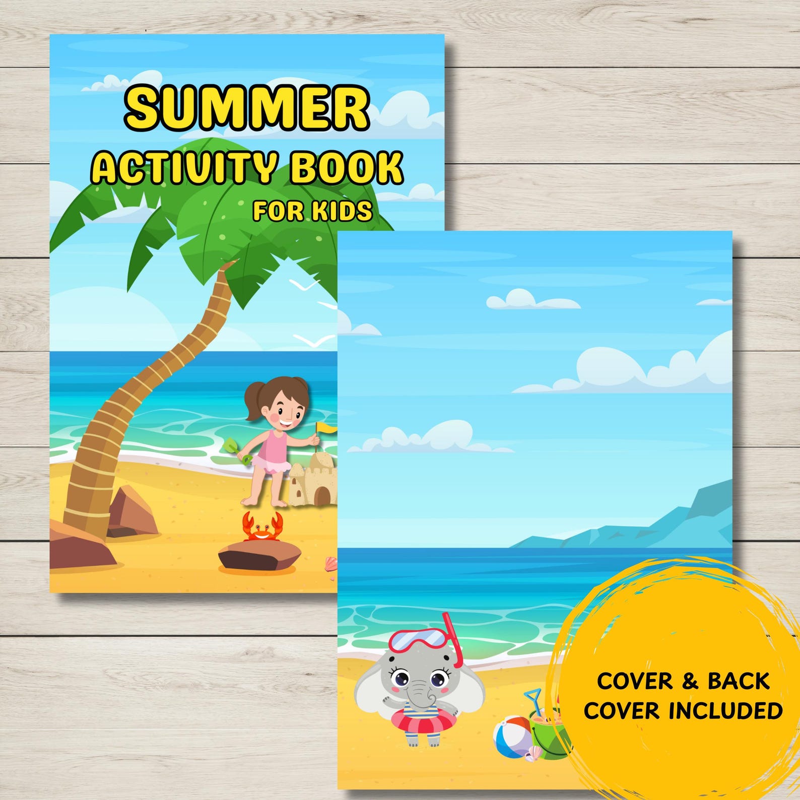 Summer Activity Book for Kids Printable Summer Activity Workbook for ...