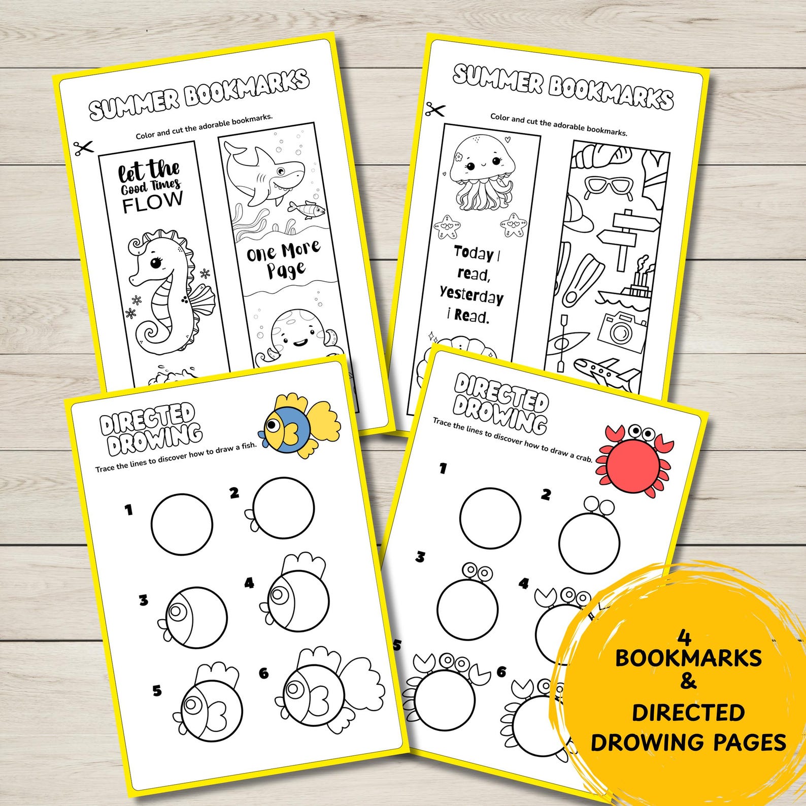 Summer Activity Book for Kids Printable Summer Activity Workbook for ...