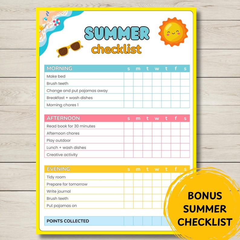 Summer Activity Book for Kids Printable Summer Activity Workbook for ...