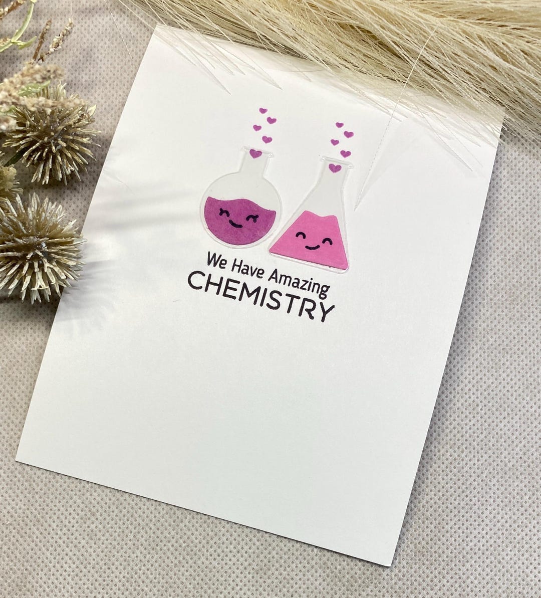 Handmade Chemistry Card: Love, Anniversary, Birthday, Valentine’s Day ...