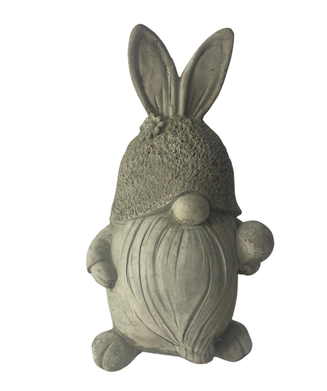 Cement Easter/spring Bunny Statue-indoor/outdoor Decor-garden Ornament ...