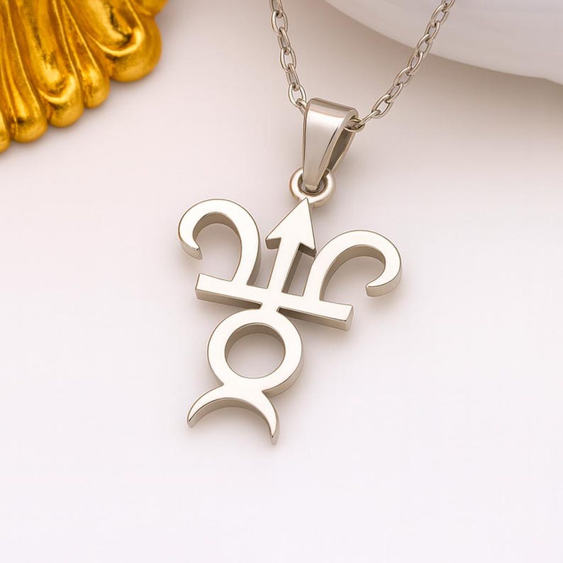 Varuna Symbol Necklace: Handmade 925 Sterling Silver, Cosmic Balance - Etsy