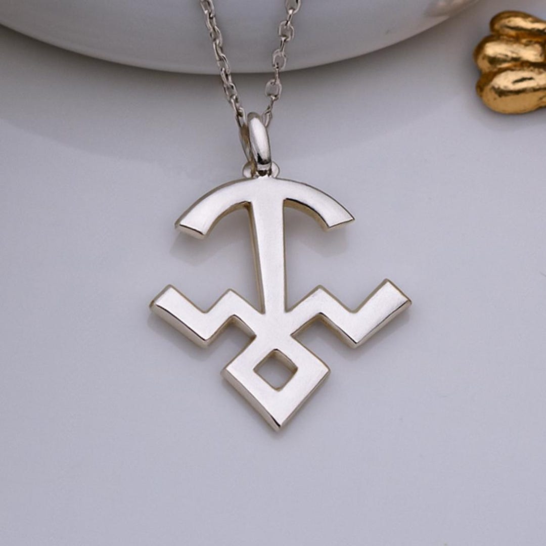 Mula Symbol Necklace | 925 Sterling Silver Jewelry | Hindu Astrology ...