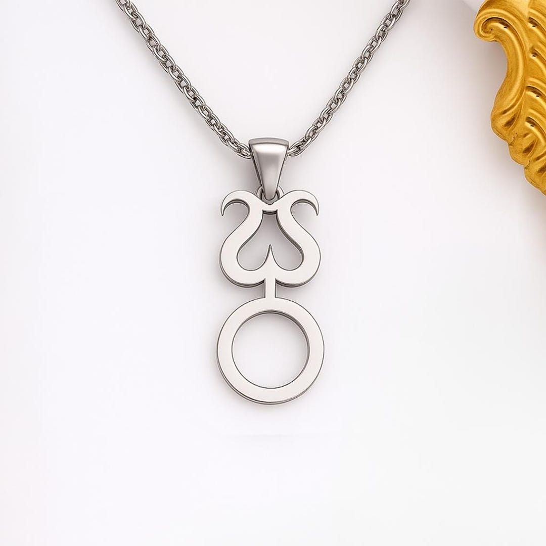 Mitra Symbol Necklace, Sterling Silver Pendant, Ancient God Jewelry ...