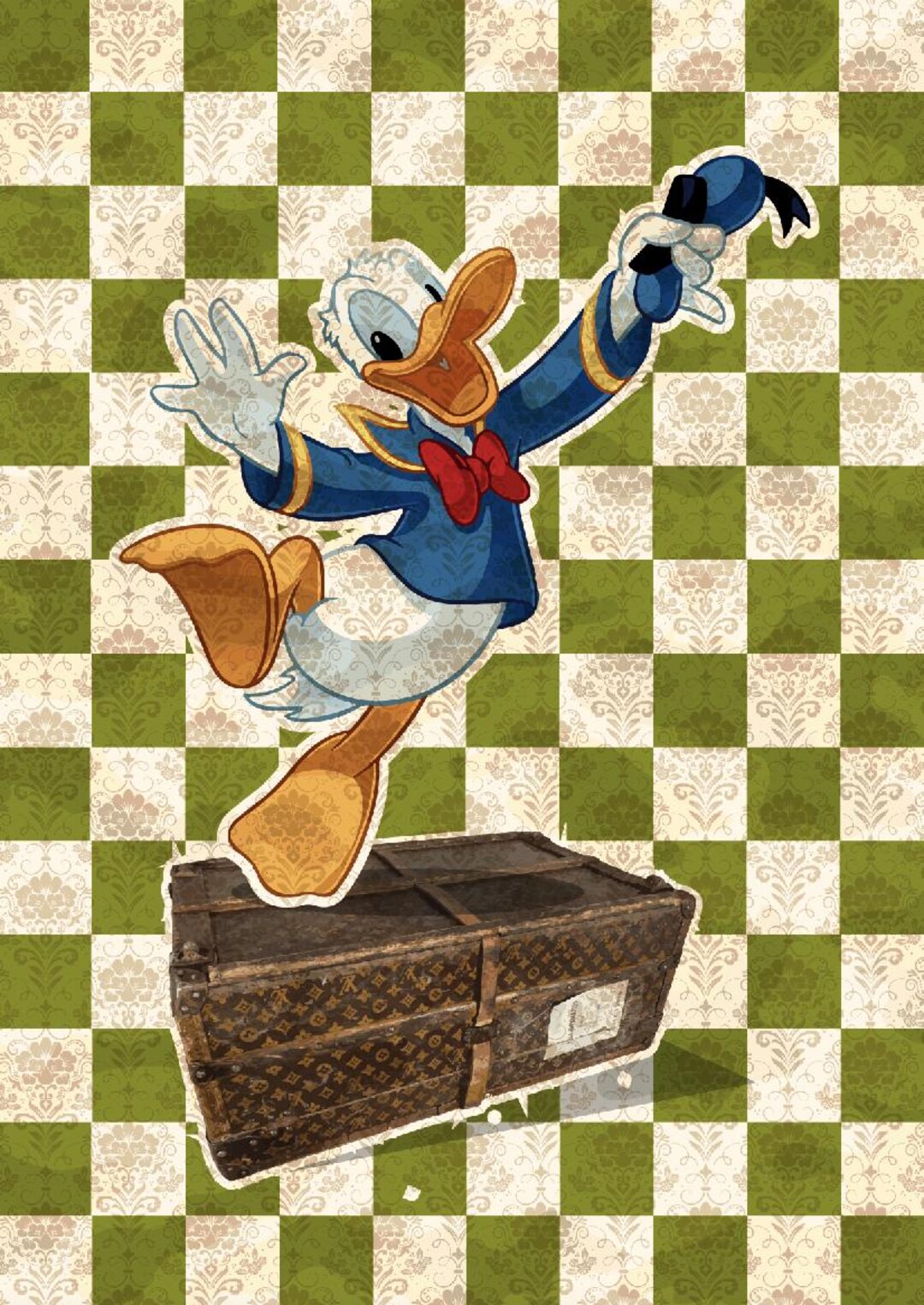 Donald Duck Vintage Louis Vuitton - Etsy