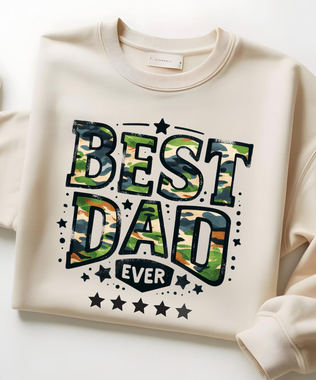 Preppy Camo Best Dad Ever PNG, Father's Day Png, Camo Best Dad PNG ...