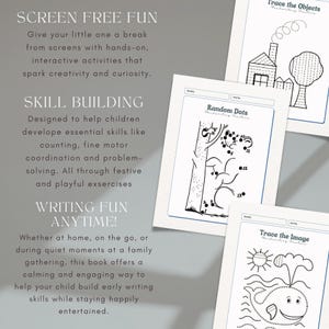 Busy Book Writing Activity Journal Interactive Learning Book Kids Quiet ...