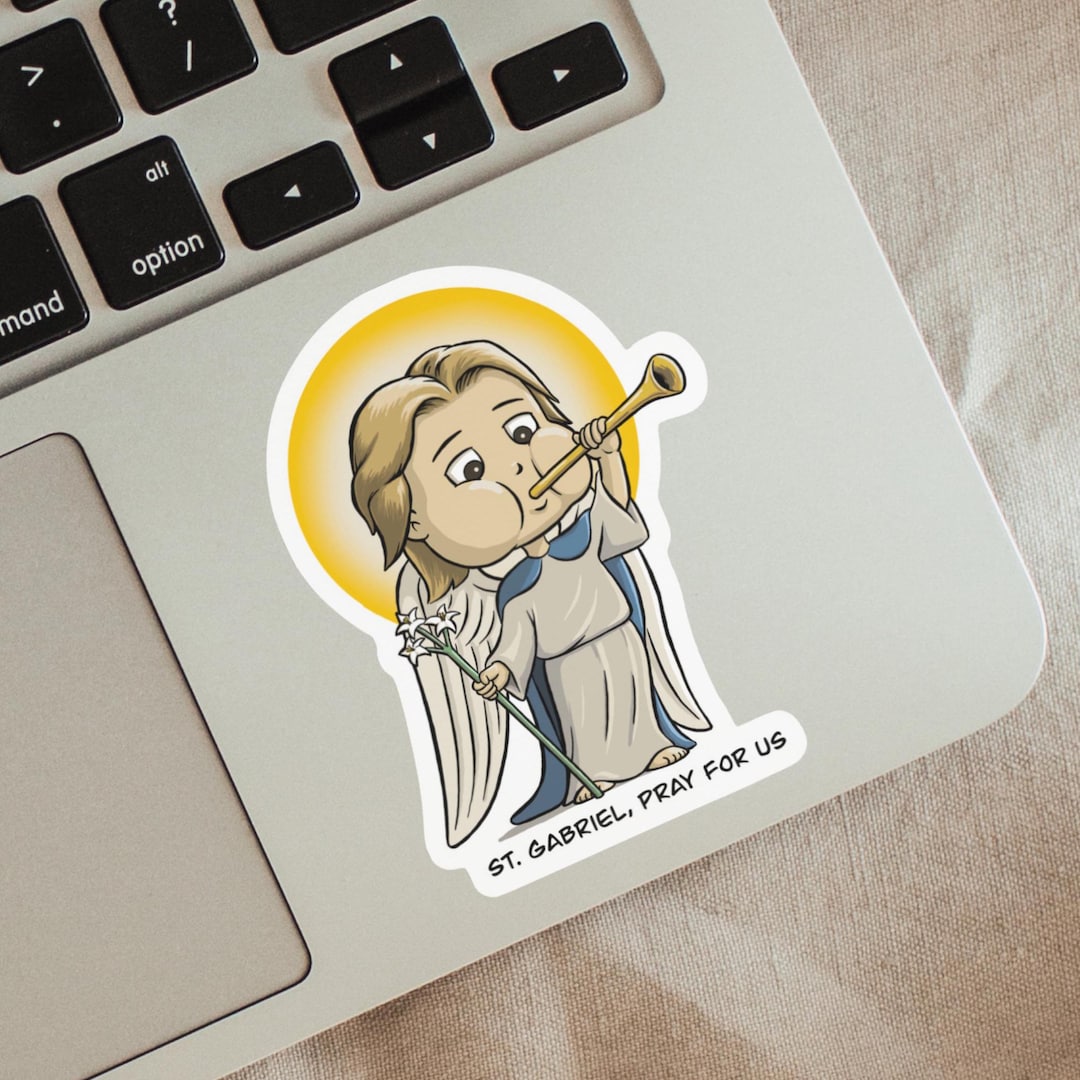 St. Gabriel the Archangel Sticker - Etsy