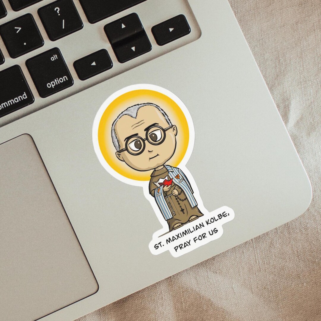 St. Maximilian Kolbe Sticker - Etsy