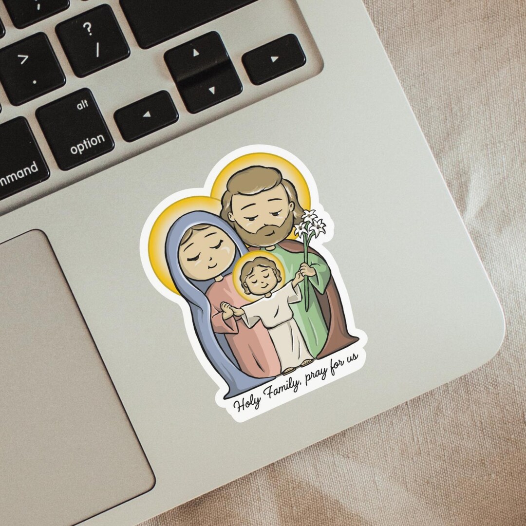Holy Family Sticker - Etsy