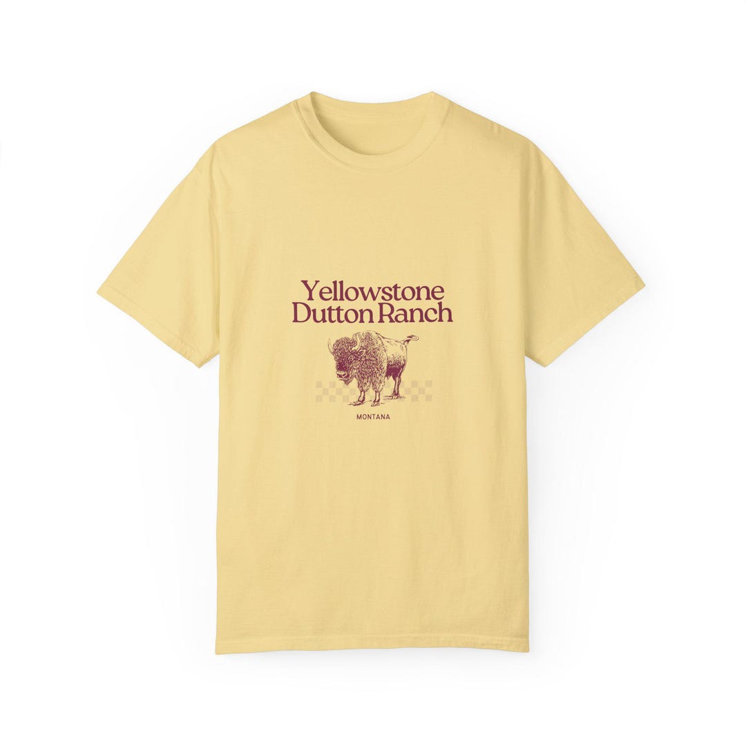 Yellowstone Dutton Ranch T-shirt, Vintage Style Tee, Graphic Shirt for ...