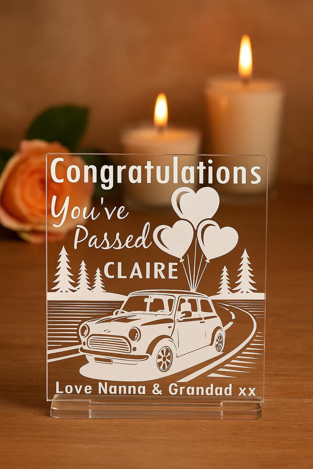 Personalised Congratulations on Passing Your Driving Test Gift ...