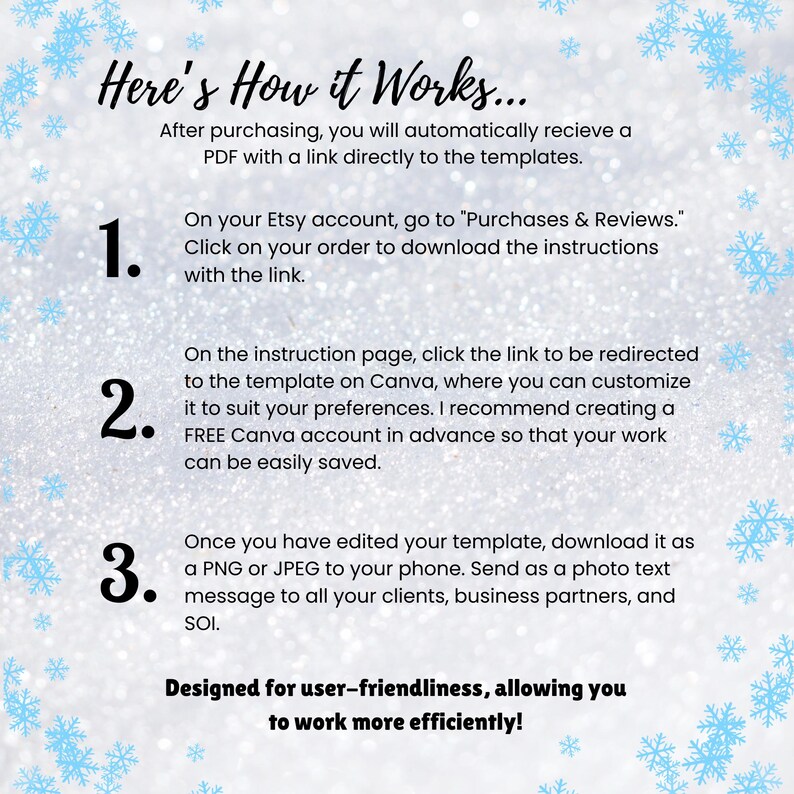 Realtor Digital Happy Holidays Marketing Business Card Winter Bundle ...