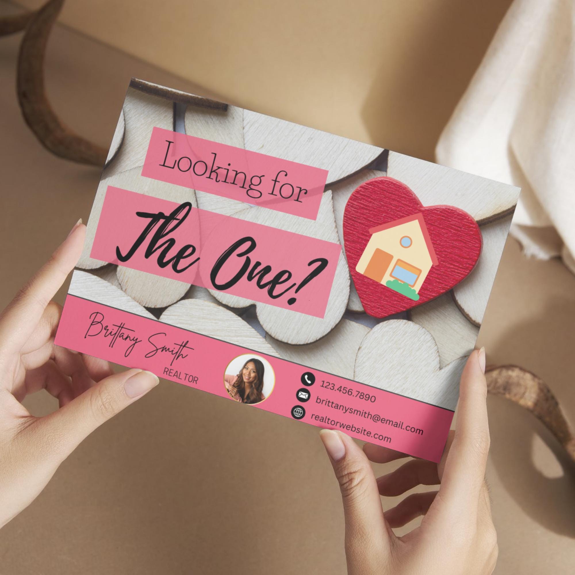 Real Estate Valentine's Day Thank You Referral Postcard Realtor ...