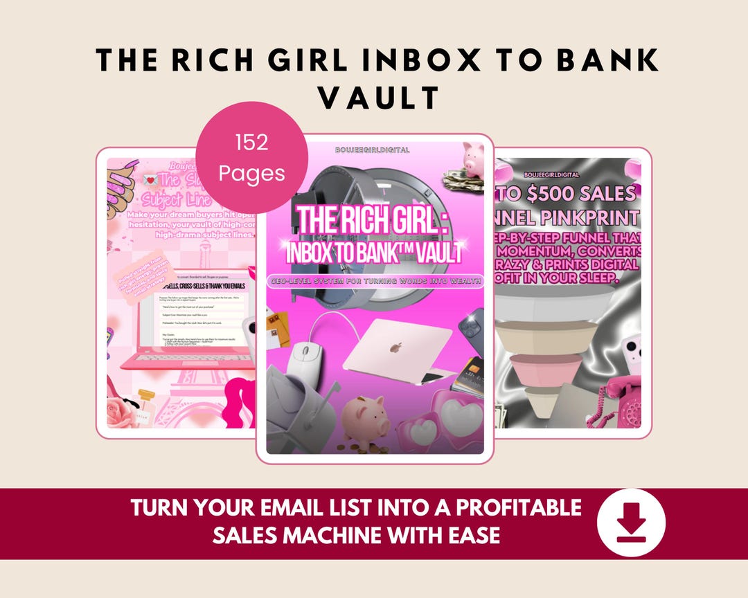 Rich Girl Inbox to Bank Guide | Email Marketing Templates + Strategy ...