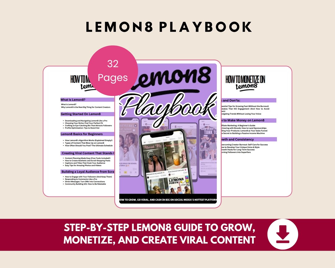 Lemon8 Playbook | Monetize & Grow on Lemon8 | Social Media Strategy ...
