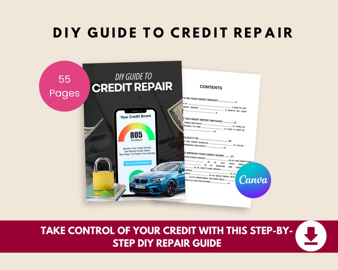 DIY Credit Repair Guide PDF | Step-by-step Credit Education & Dispute ...