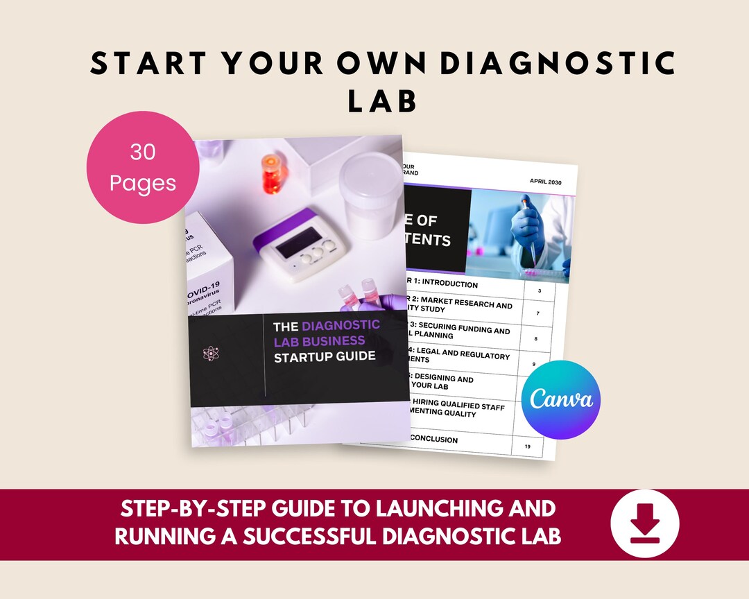 Start Your Own Diagnostic Lab | Business Guide | Medical Lab Startup - Etsy