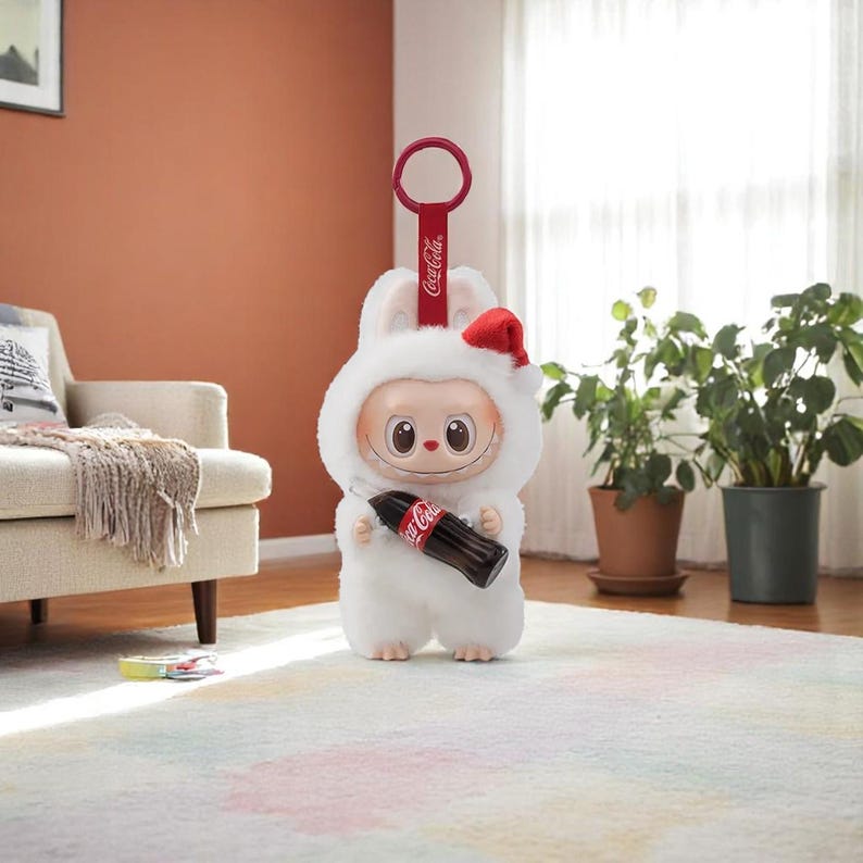 Labubu Coke Hot Anime Figure Labubu Coke Series PVC Pendant Doll Model ...