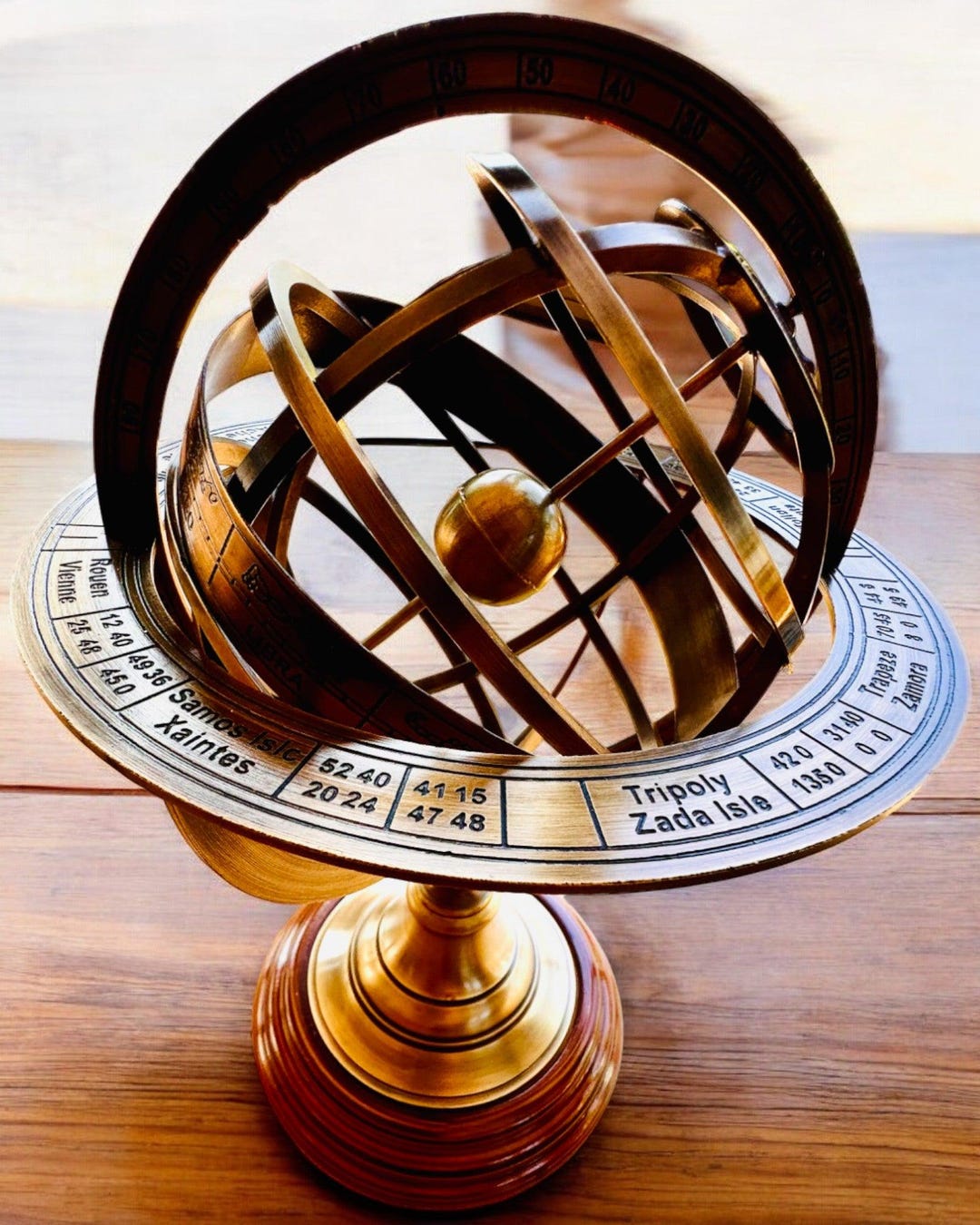 Astrolabe Artis 2 - 30 Cm High, Hand Made With Engraving Option, Office ...