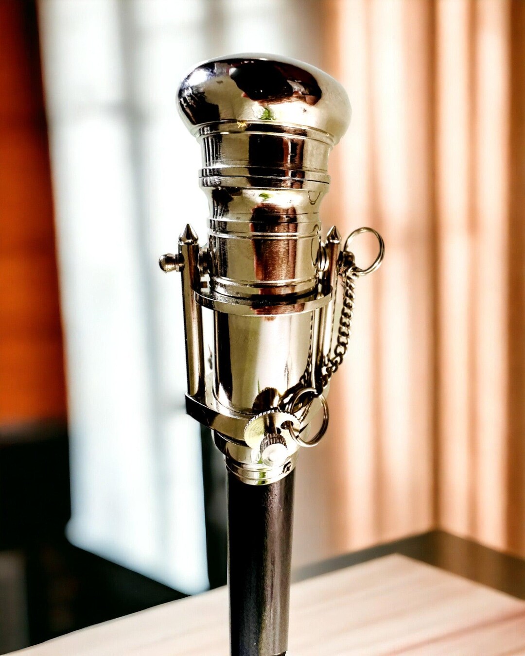 LUXURY CANE WITH a Handle With a Glass Function Elegant and Fashionable ...