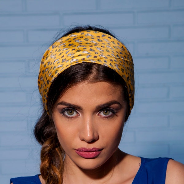 Yellow Headband - Etsy