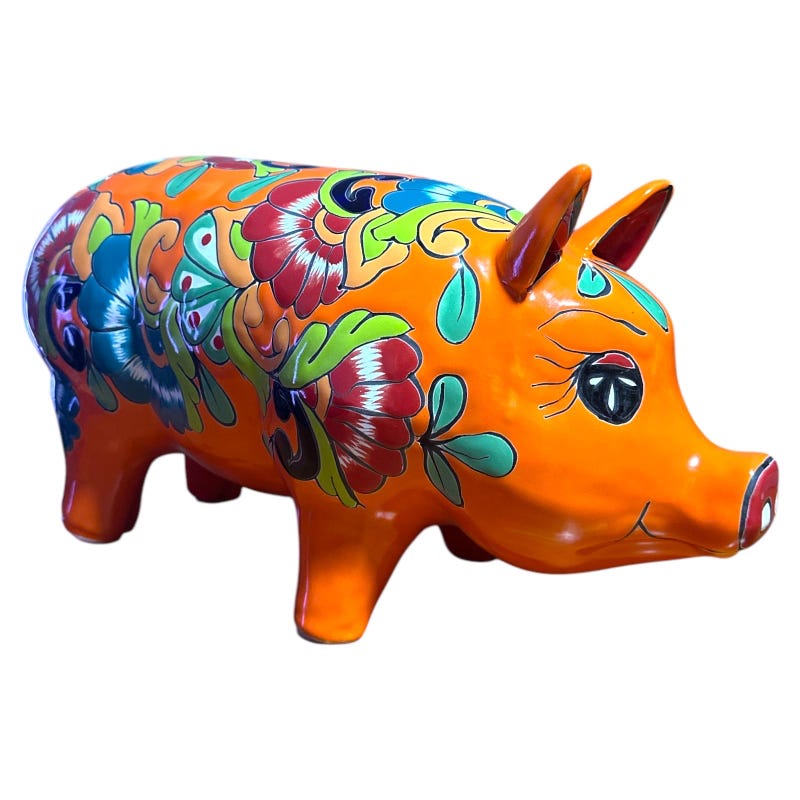 Talavera Pig - Etsy