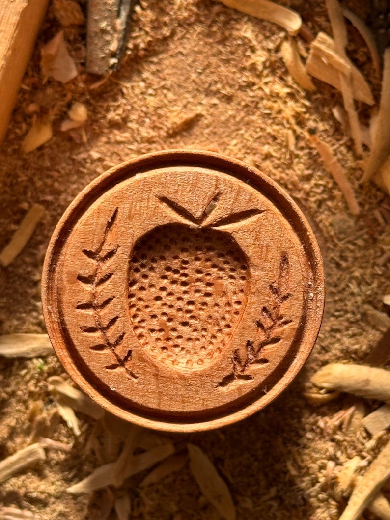 Handcrafted Wooden Corzetti Stamp - Embossed Pasta Maker (5.5 Cm) - Etsy