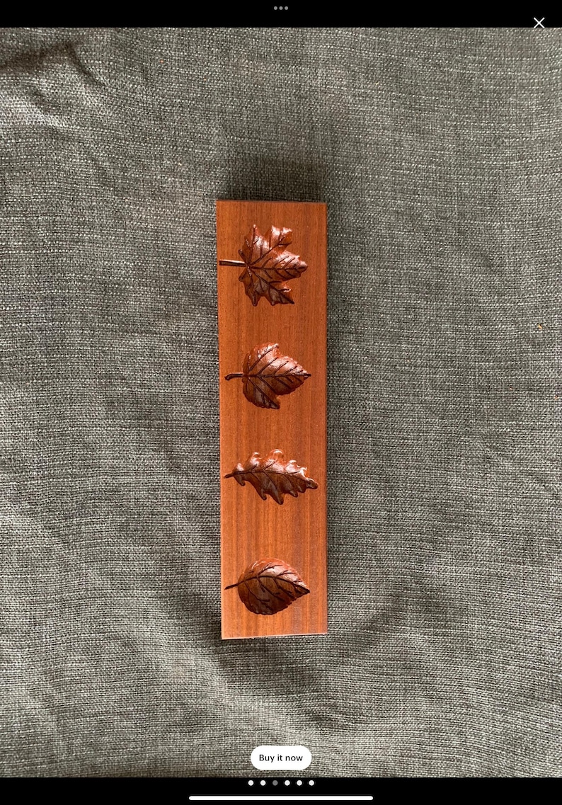 Handcrafted Sapele Wood Quadruple Ravioli Mold – Leaf Design - Etsy