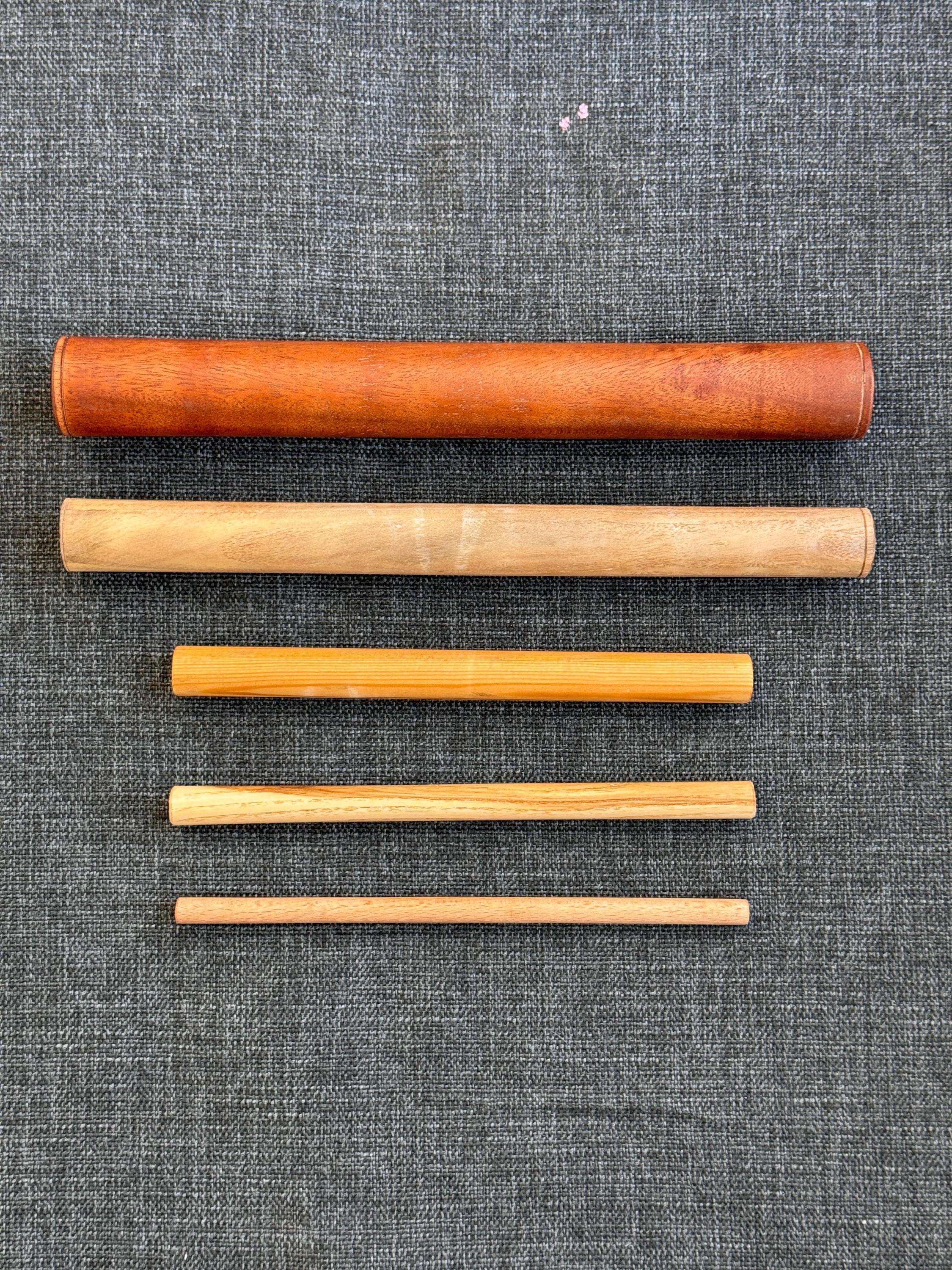5 Rolling Pins, Set of 5 Rolling Pins, Wooden Mattarelli, Mini ...