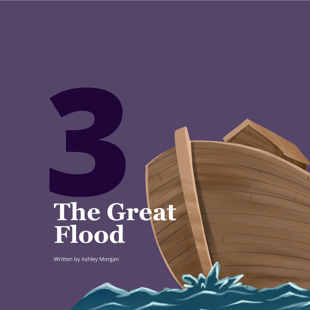 3 the Great Flood - Advent Book Set - Etsy